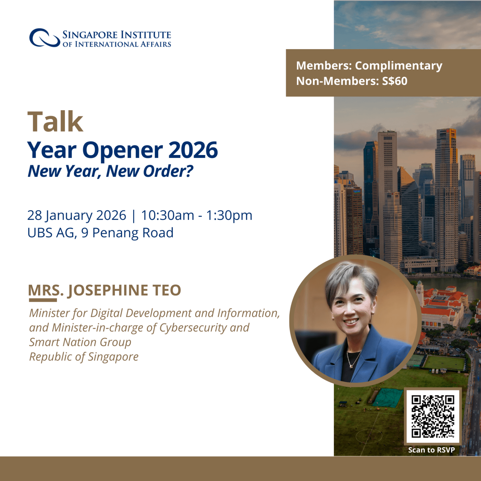 Year Opener 2026 — Singapore Institute of International Affairs